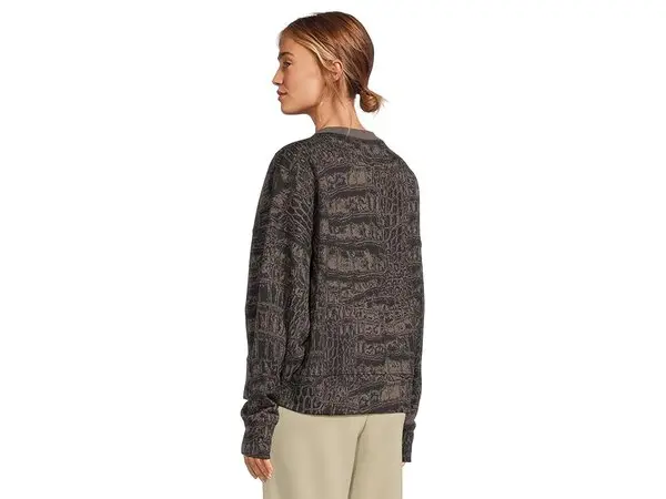 Adidas By Stella McCartney Loose Fit Printed Sweatshirt - Black
