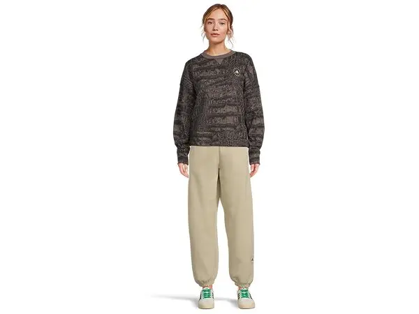 Adidas By Stella McCartney Loose Fit Printed Sweatshirt - Black