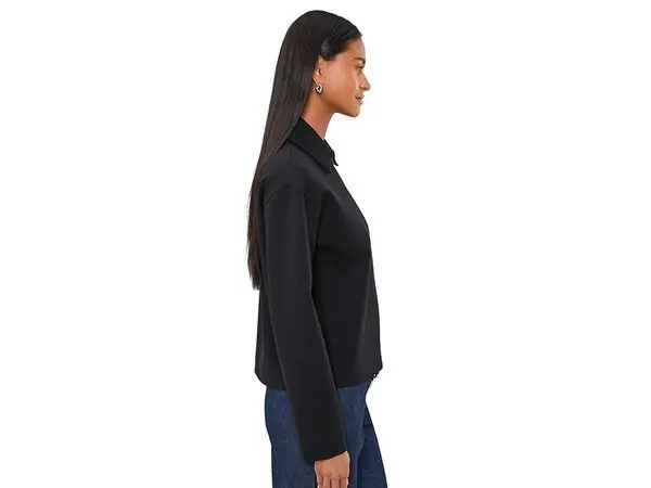 Vince Long Sleeve Collared Quarter Zip