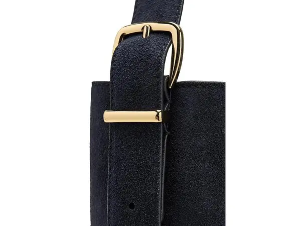 Madewell Essential Bucket Tote In Suede - Multi
