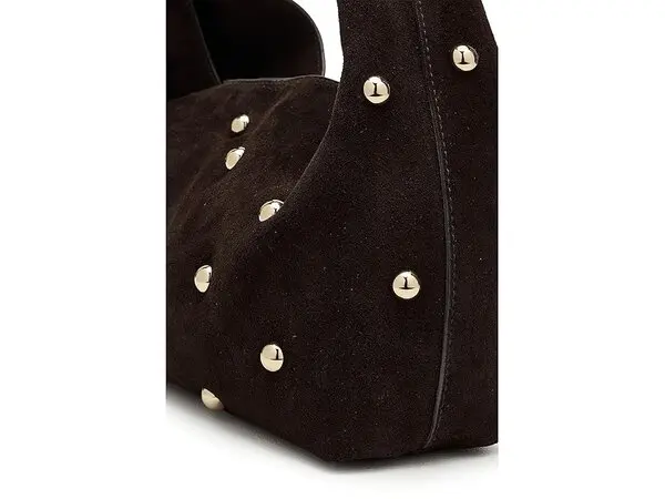 Madewell Suede Studded Shoulder Bag - Brown