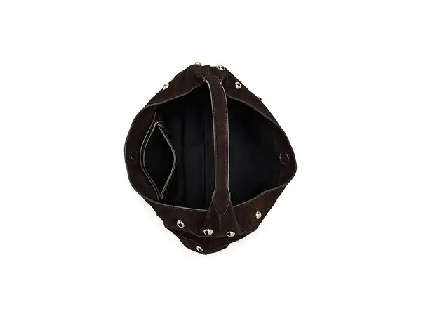 Madewell Suede Studded Shoulder Bag - Brown