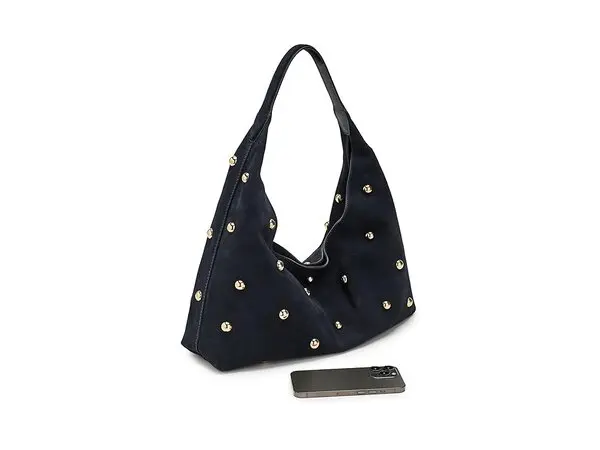 Madewell Studded Suede Shoulder Bag