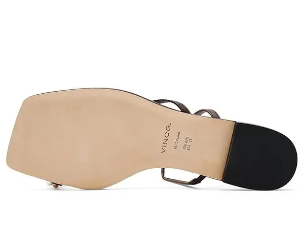 Vince Polli Strappy Sandals With Jewelry-inspired Toe Ring - Brown