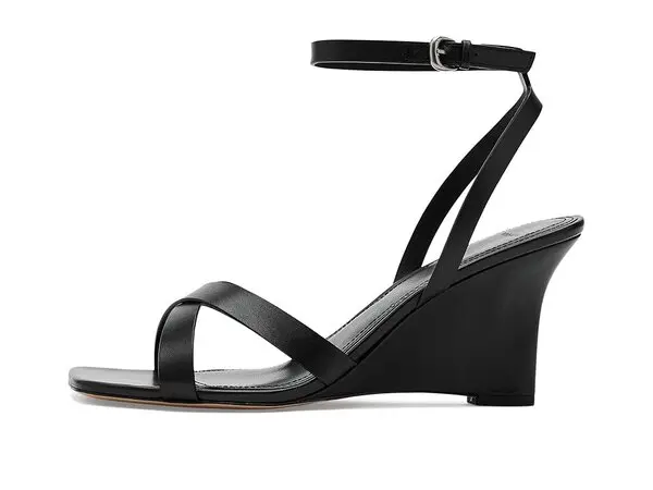 Vince Parma Strappy Wedge Sandals - Black