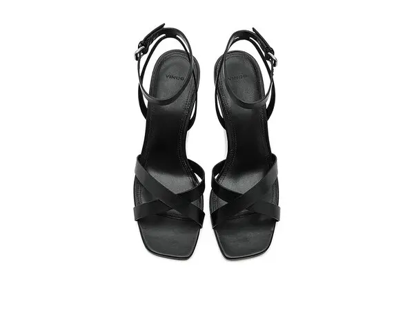 Vince Parma Strappy Wedge Sandals - Black