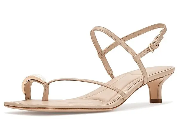 Vince Polli Kitten Strappy Sandals - Beige