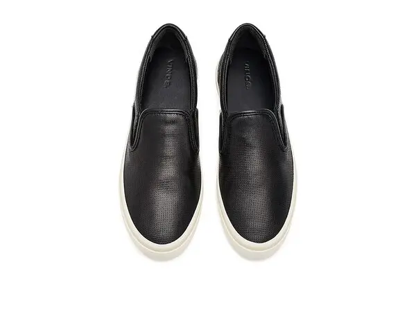 Vince Blair Slip-on Leather Shoes - Black