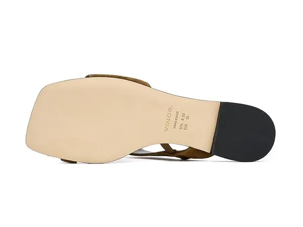 Vince Parker Slingback Sandals With Suede Straps - Tan