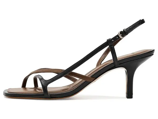 Vince Lilian Slingback Sandals With Stiletto Heel - Brown