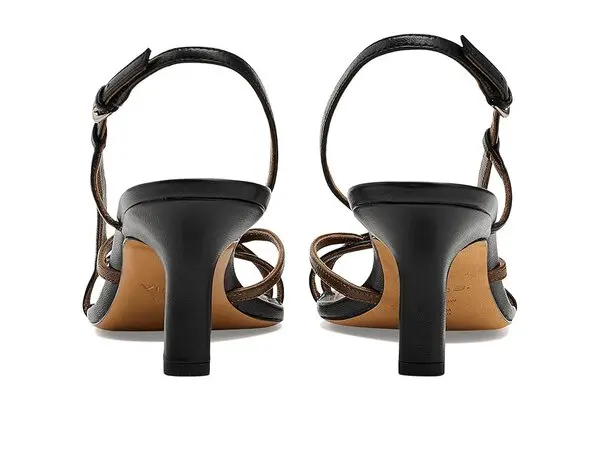 Vince Lilian Slingback Sandals With Stiletto Heel - Brown