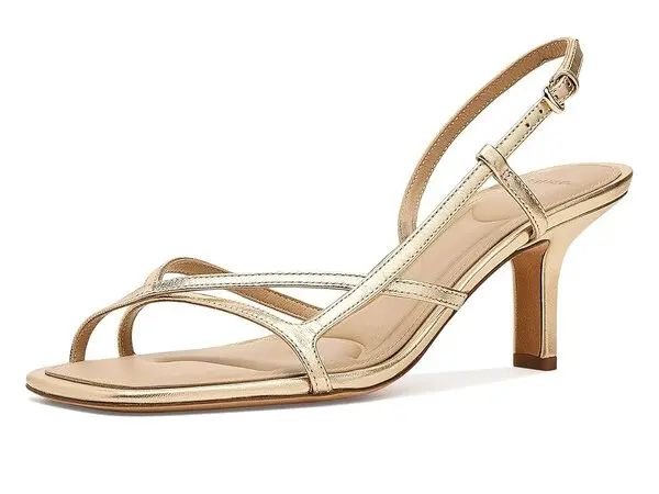 Vince Lilian Slingback Sandals - Gold