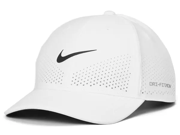 Nike Dri-fit Adv Club Structured Swoosh Cap - White/black