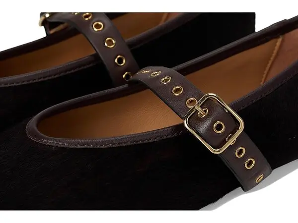 Madewell Remy Mary Jane Flat Shoes - Brown