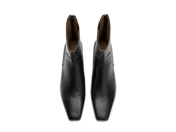 Madewell The Lexie Ankle Boot In Leather - Black