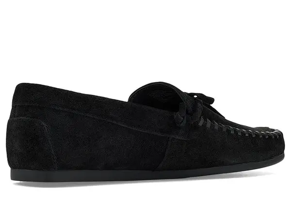 Madewell The Meadow Whipstitched Driver In Suede Shoes