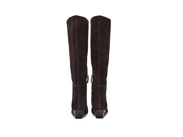 Madewell The Lexie Tall Boot In Suede - Brown