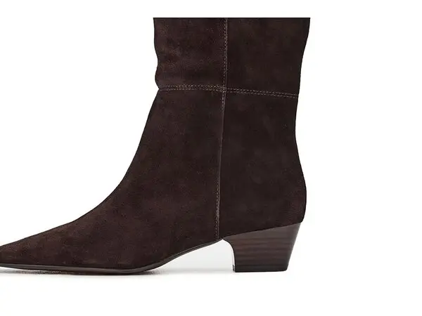 Madewell The Lexie Tall Boot In Suede - Brown
