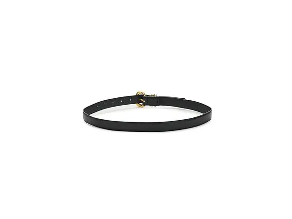 Madewell Mixed Metal Keeper Leather Belt - Black