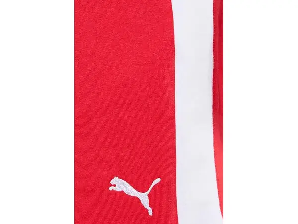 PUMA T7 Relaxed Fit French Terry Shorts - Red