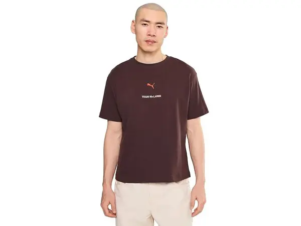 PUMA Mclaren Racing Graphic T-shirt T Shirt Papaya - Brown