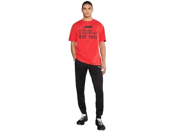PUMA Formula 1 Race Number Graphic T-shirt T Shirt Pop - Red