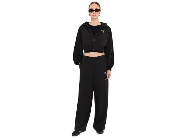 PUMA Essentials Graphics Leo Luxe Bedazzled Slouchy Pants