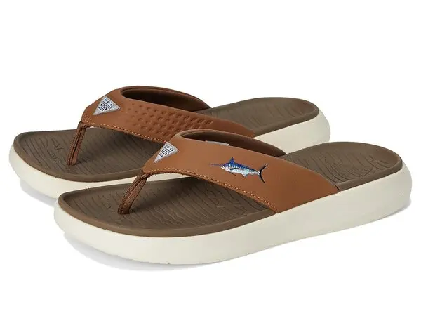 Columbia Boatside Fish Flip Sandals - Brown