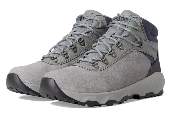 Columbia Newton Wander Mid-calf Lace-up Hiking Boots - Monument/teal
