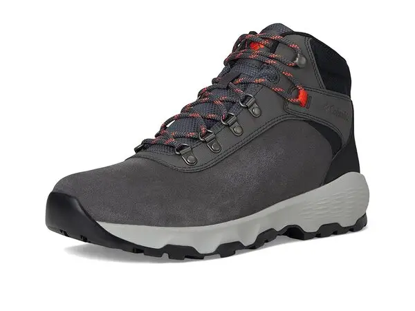 Columbia Newton Wander Waterproof Suede Lace-up Boots - Gray