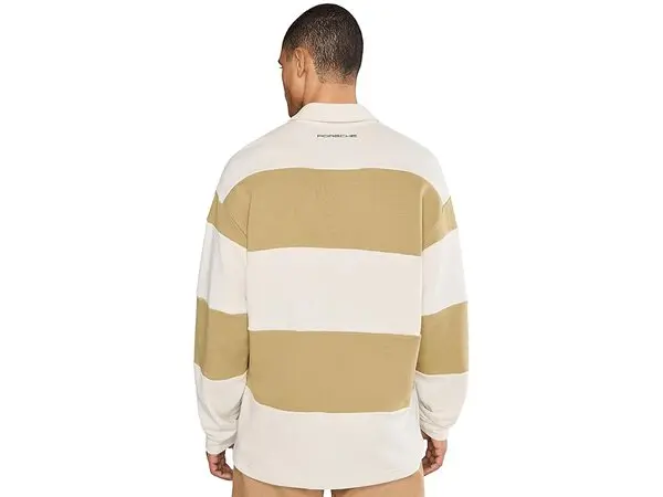 PUMA Porsche Legacy Striped Knit Sweatshirt - Tan