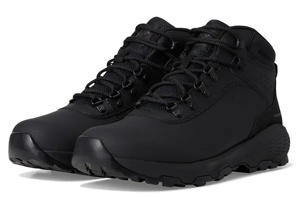 Columbia Newton Wander Leather Ankle Boots - Black