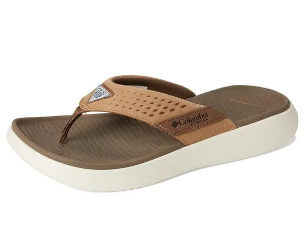Columbia Boatside Flip Lea Sandals - Brown