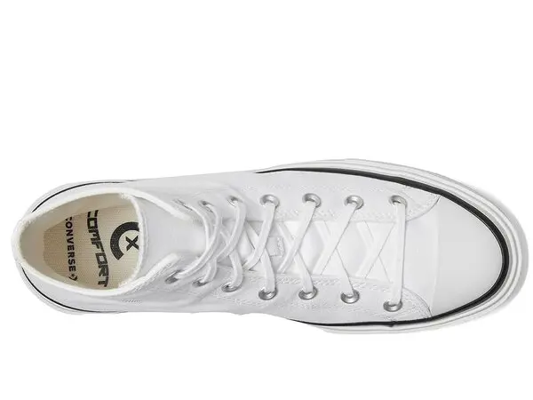 CONVERSE Chuck Taylor All Star Lift Double Stack Platform Lace-up High Top Sneakers - Gray
