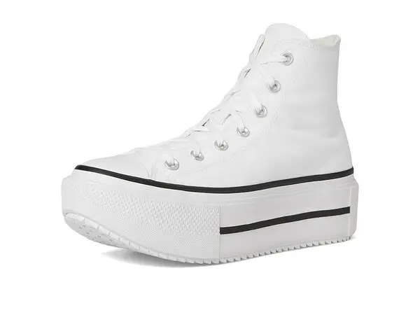 CONVERSE Chuck Taylor All Star Lift Double Stack Platform Lace-up High Top Sneakers - Gray