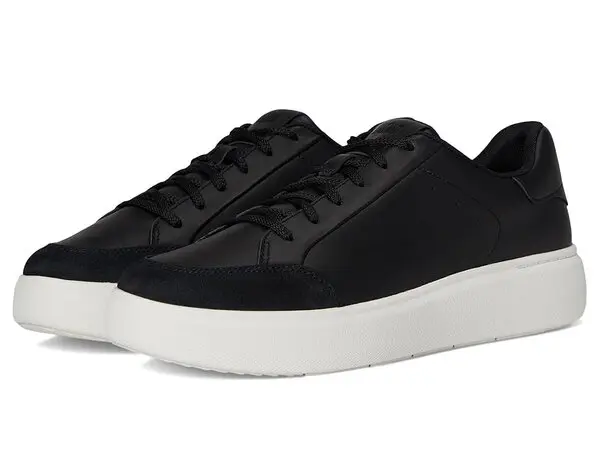 Fitflop Rtg Leather And Suede Lace-up Sneakers