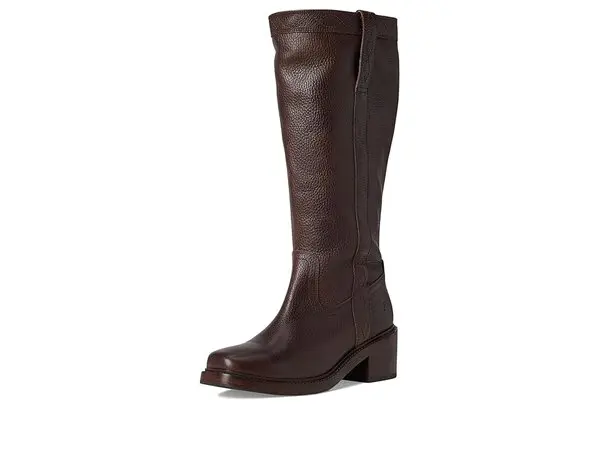 THE FRYE COMPANY Kate Pull-on Wide Calf Leather Boots - Brown