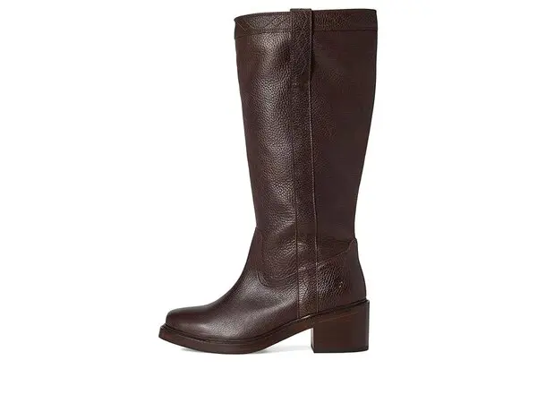 THE FRYE COMPANY Kate Pull-on Wide Calf Leather Boots - Brown