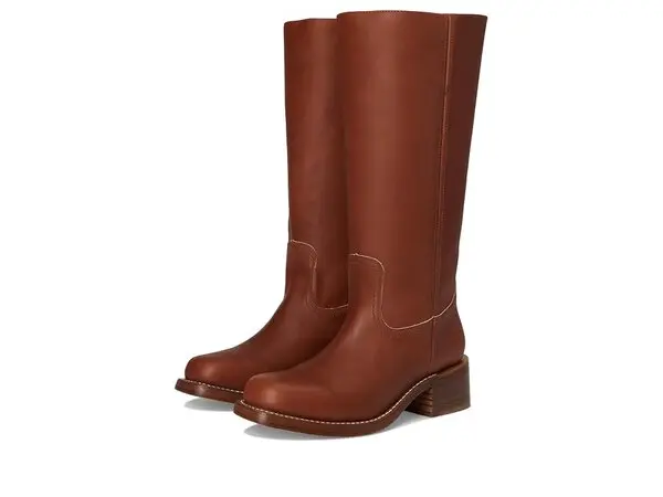 THE FRYE COMPANY Campus 14l Wide Calf Boots - Saddle