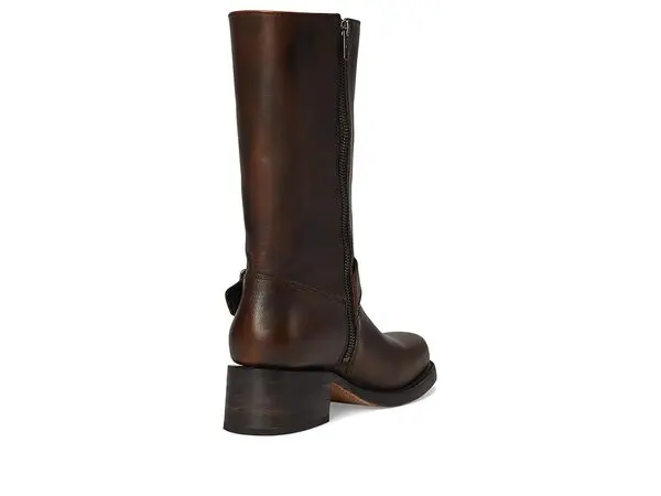 THE FRYE COMPANY Campus Buckle Mid Calf Boots - Brown