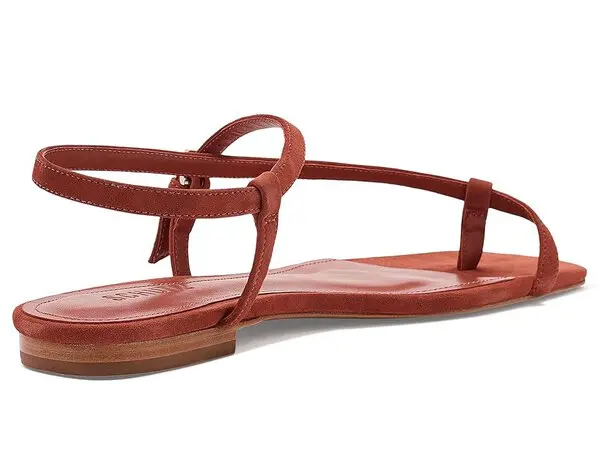 Schutz Lisa Leather Sandals - Red
