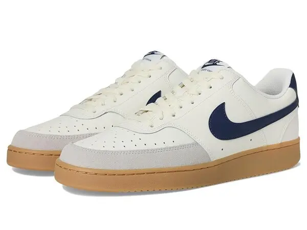Nike Court Vision Low Lace-up Sneakers - Gray