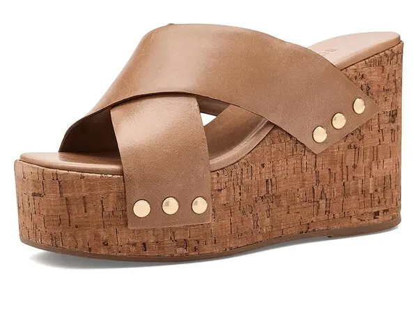 Schutz Serena Platform Wedge Sandals - Blue