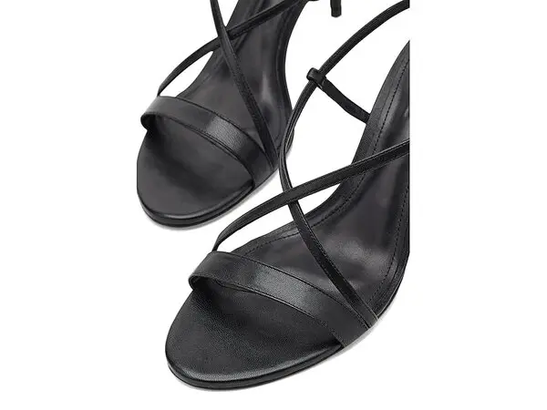 Schutz Avaline Strappy Stiletto Sandals - Black