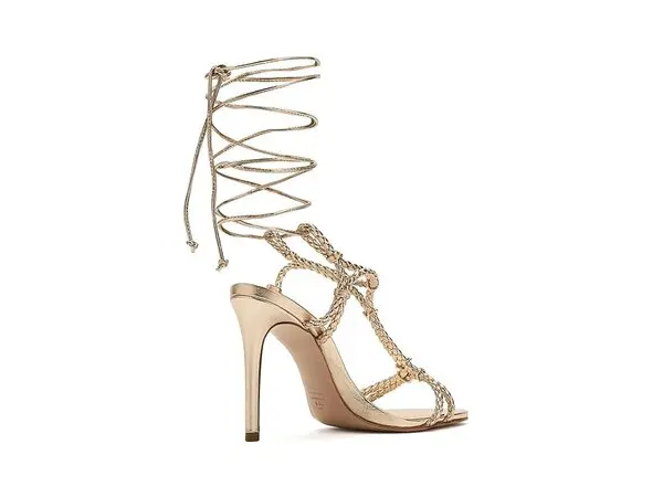 Schutz Cordelia High Heel Sandals - Silver