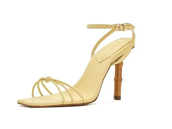 Schutz Platinum Bamboo Heeled Sandals - Multi