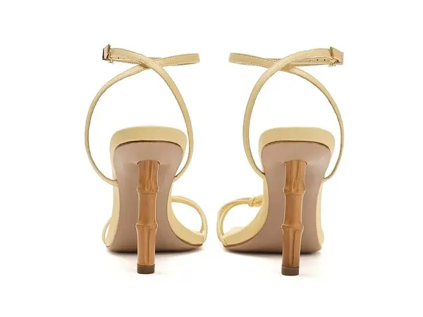 Schutz Platinum Bamboo Heeled Sandals - Multi