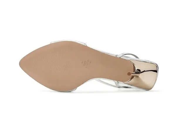 Schutz Elodie Buckle Stiletto Sandals - Silver