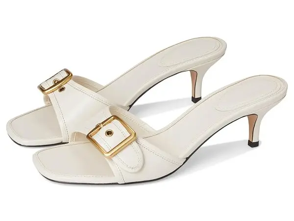 COACH Margot Sandals In Signature Jacquard - White