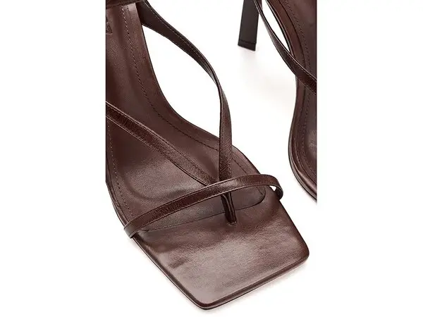 Schutz Amalfi Stiletto Sandals - Brown